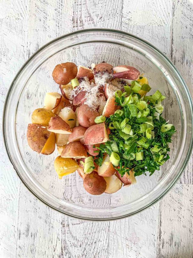 Easy Turkish Potato Salad (Patates Salatasi) - Simple And Fraiche