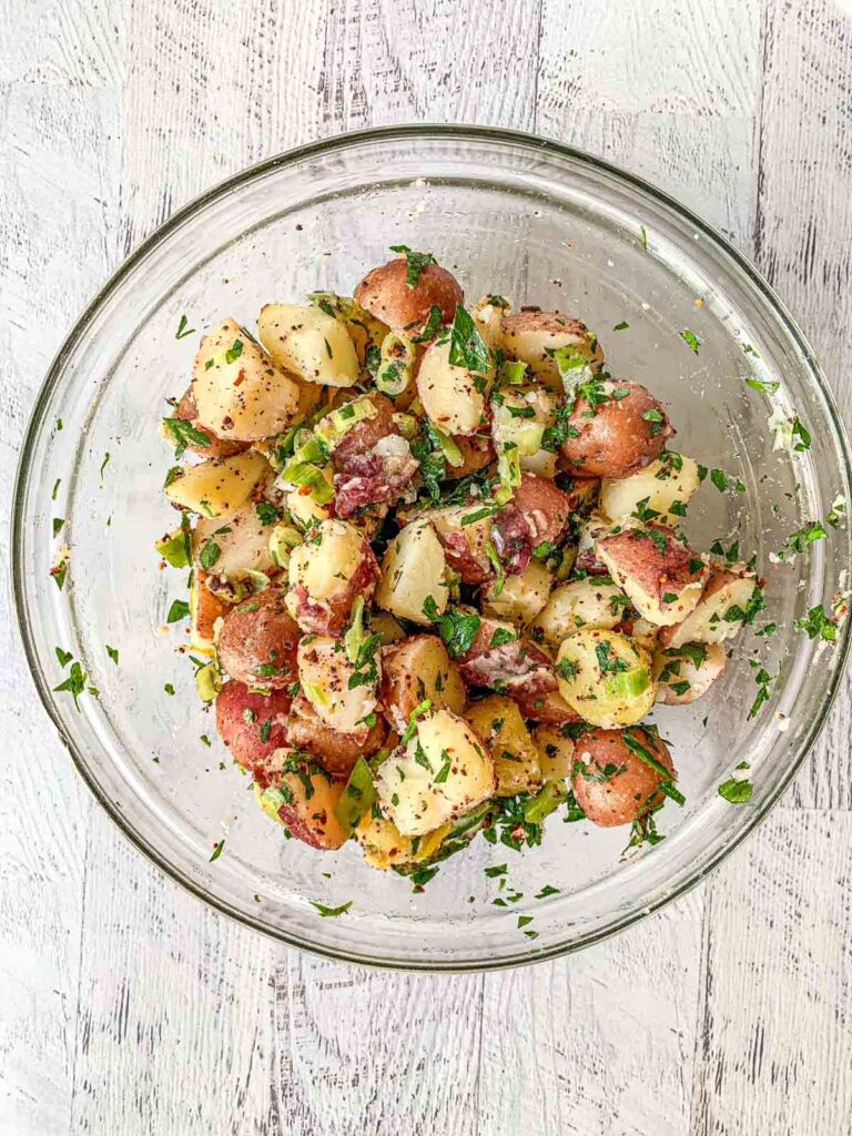 Easy Turkish Potato Salad (Patates Salatasi) - Simple And Fraiche