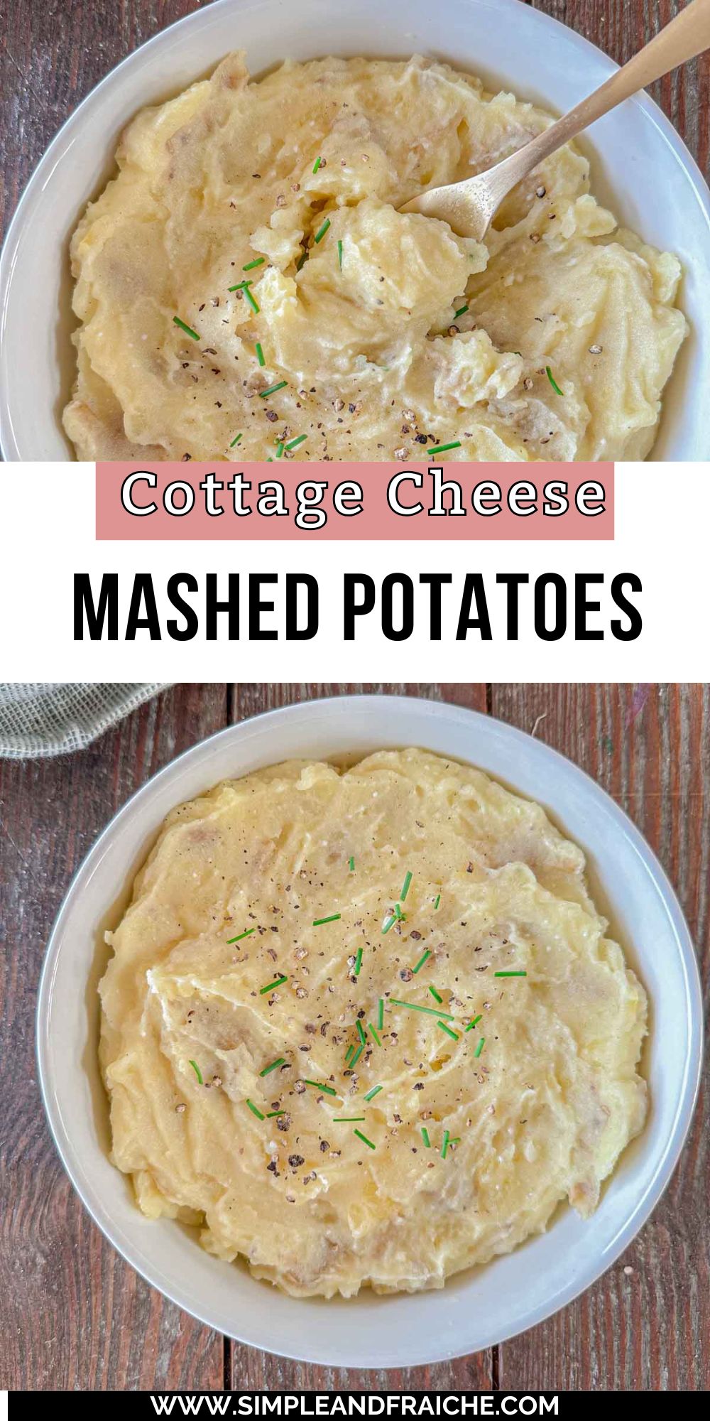 Cottage Cheese Mashed Potatoes (Creamy High Protein Side Dish) - Simple ...