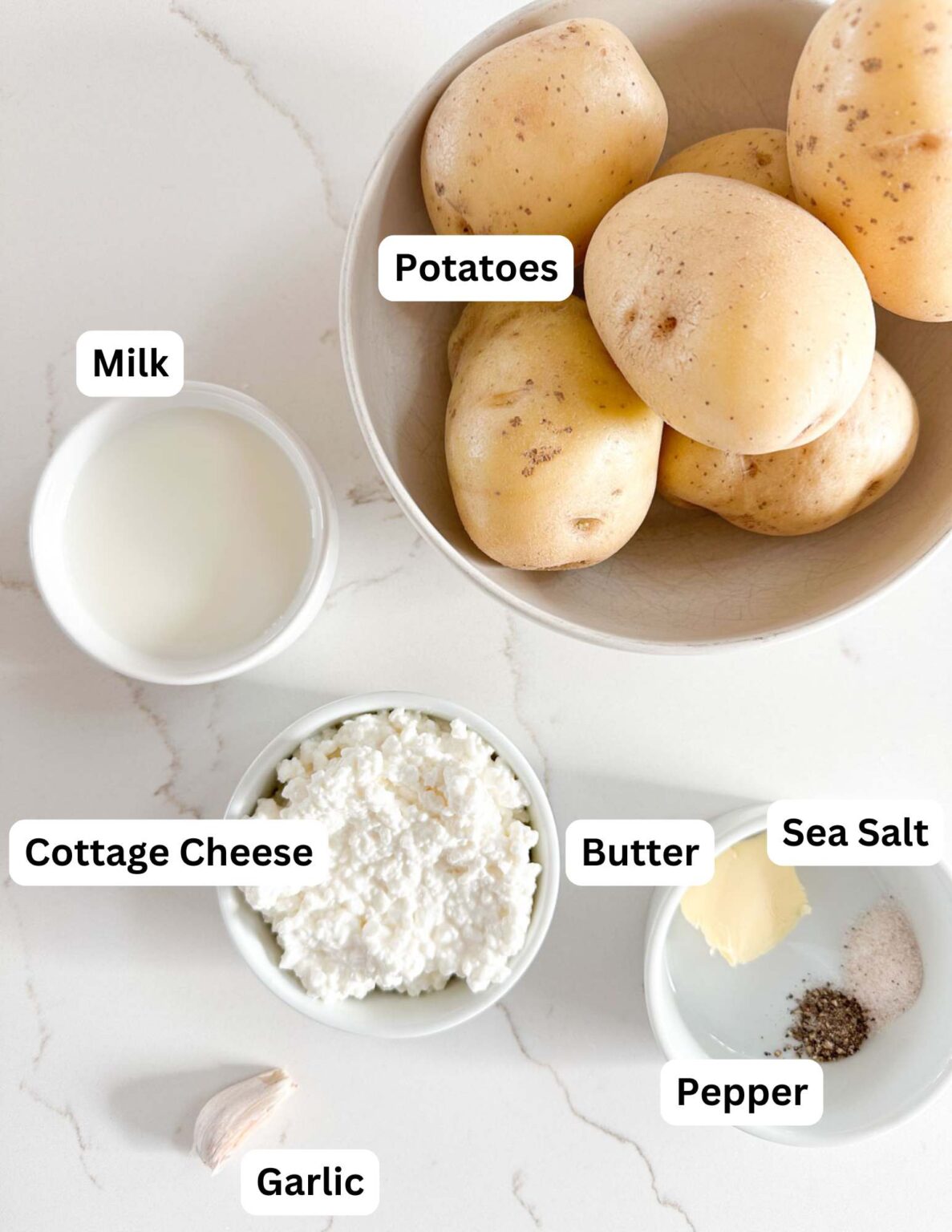 Cottage Cheese Mashed Potatoes (Creamy High Protein Side Dish) - Simple ...