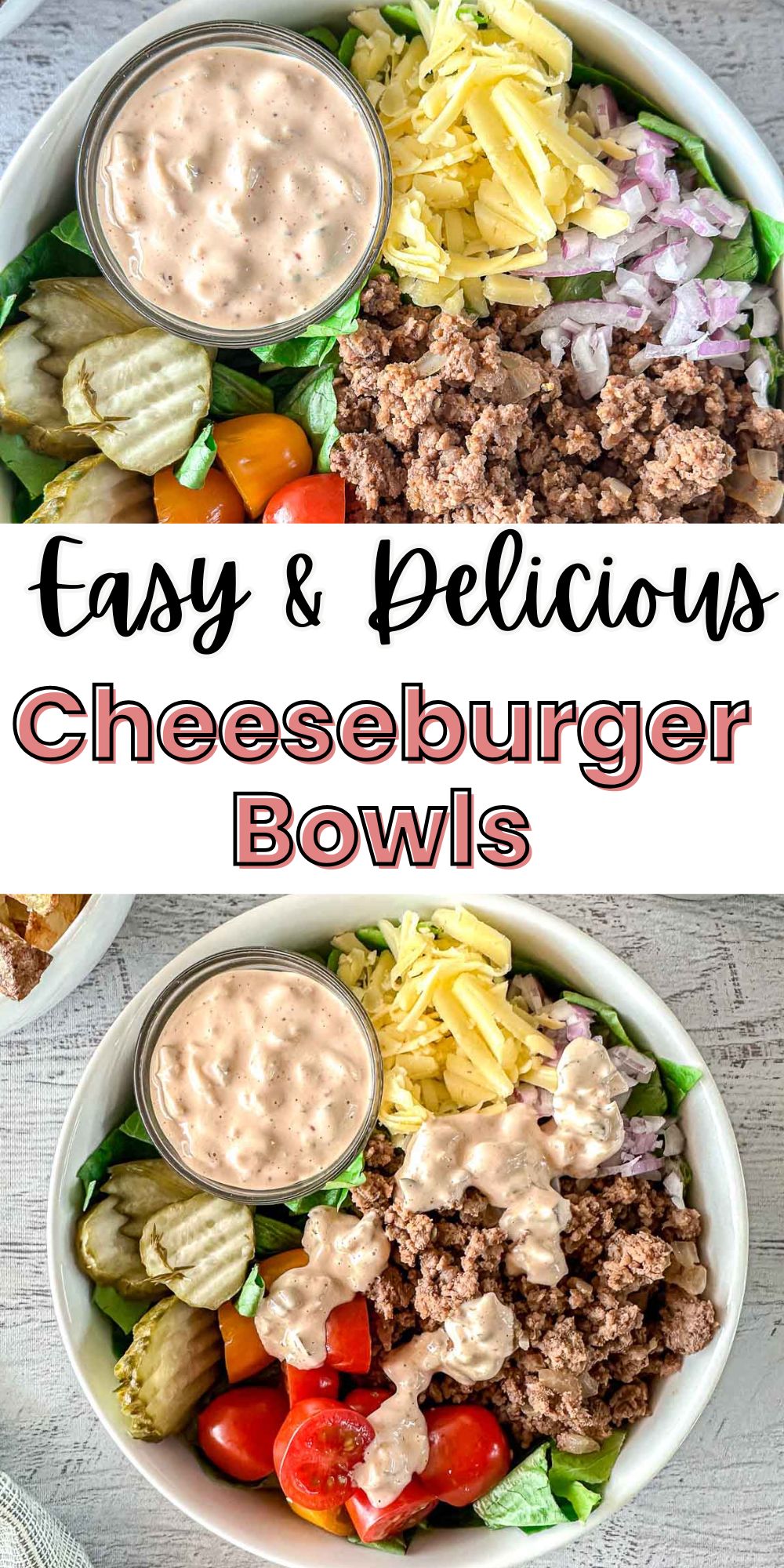Easy Cheeseburger Bowl (With Smashburger Sauce) - Simple And Fraiche