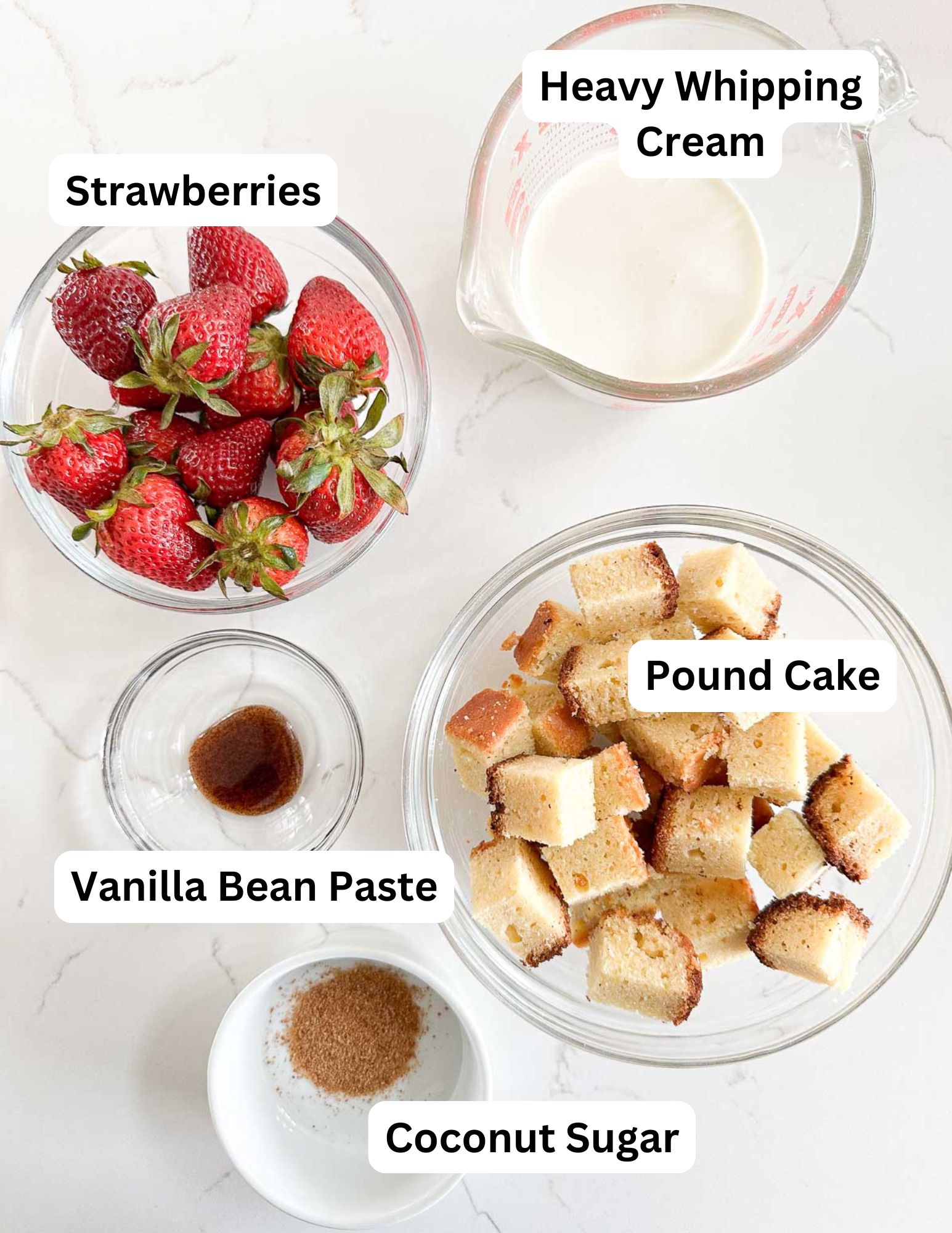 Easy Strawberry Shortcake Parfaits (With Pound Cake) - Simple And Fraiche