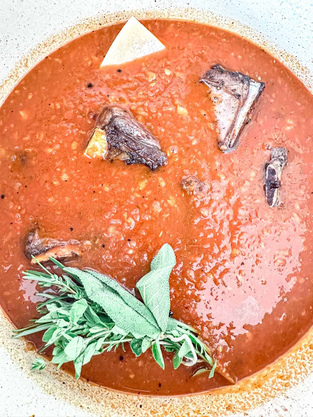 Dutch Oven Short Rib Rigatoni (Slow Braised Ragu) - Simple And Fraiche