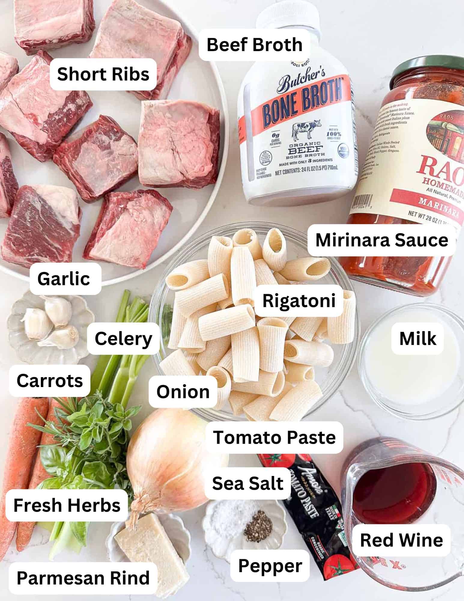 Dutch Oven Short Rib Rigatoni (Slow Braised Ragu) - Simple And Fraiche