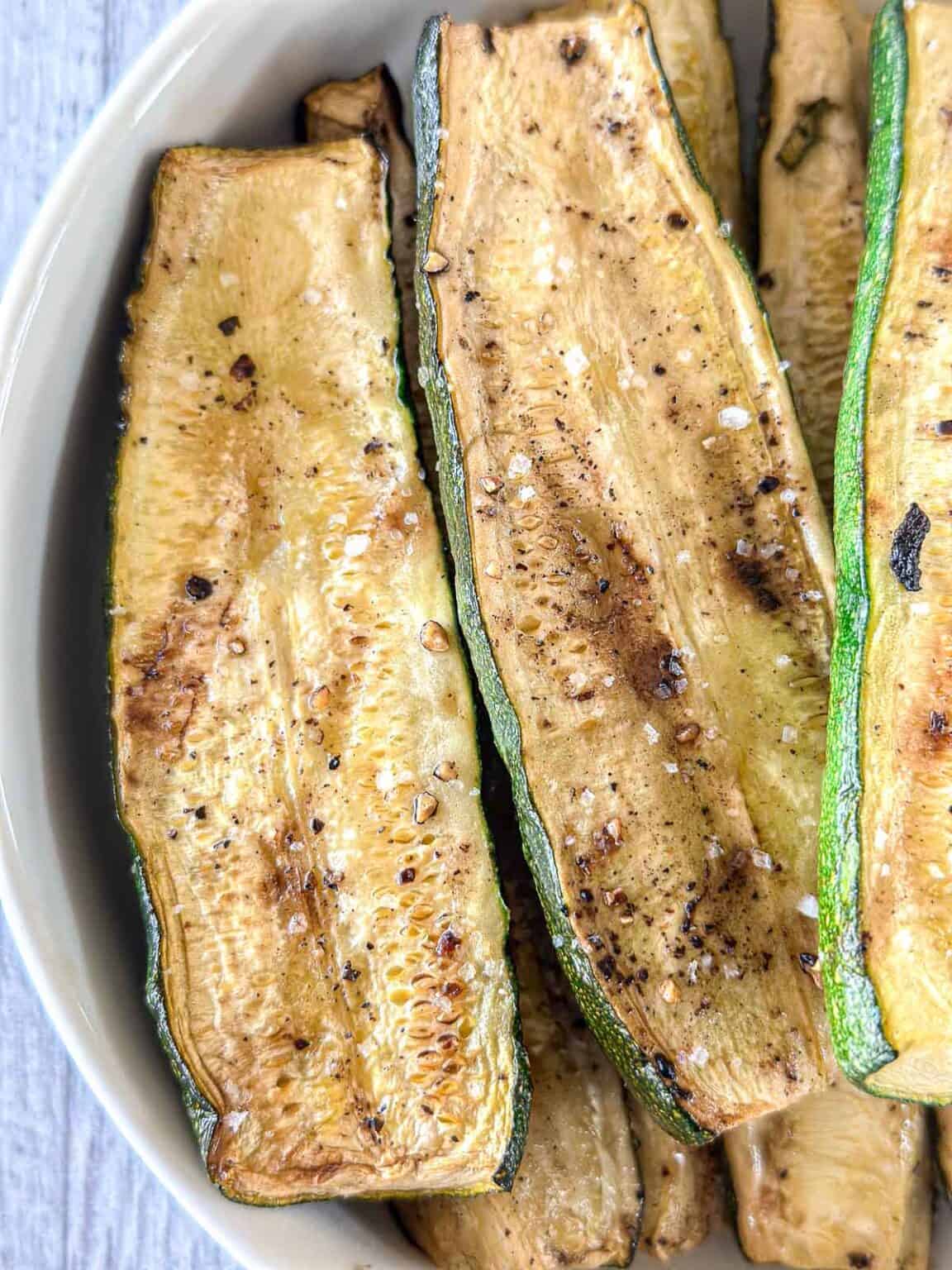 Smoked Zucchini On A Traeger Grill (Easy Side Dish) - Simple And Fraiche