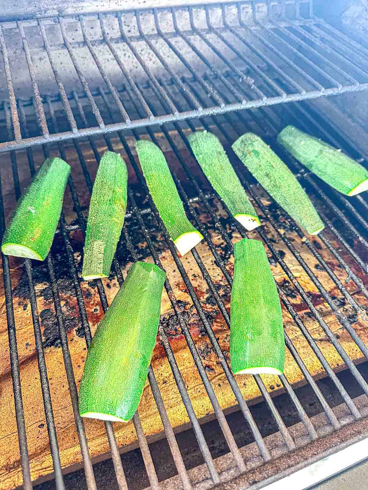 Smoked Zucchini On A Traeger Grill (Easy Side Dish) - Simple And Fraiche