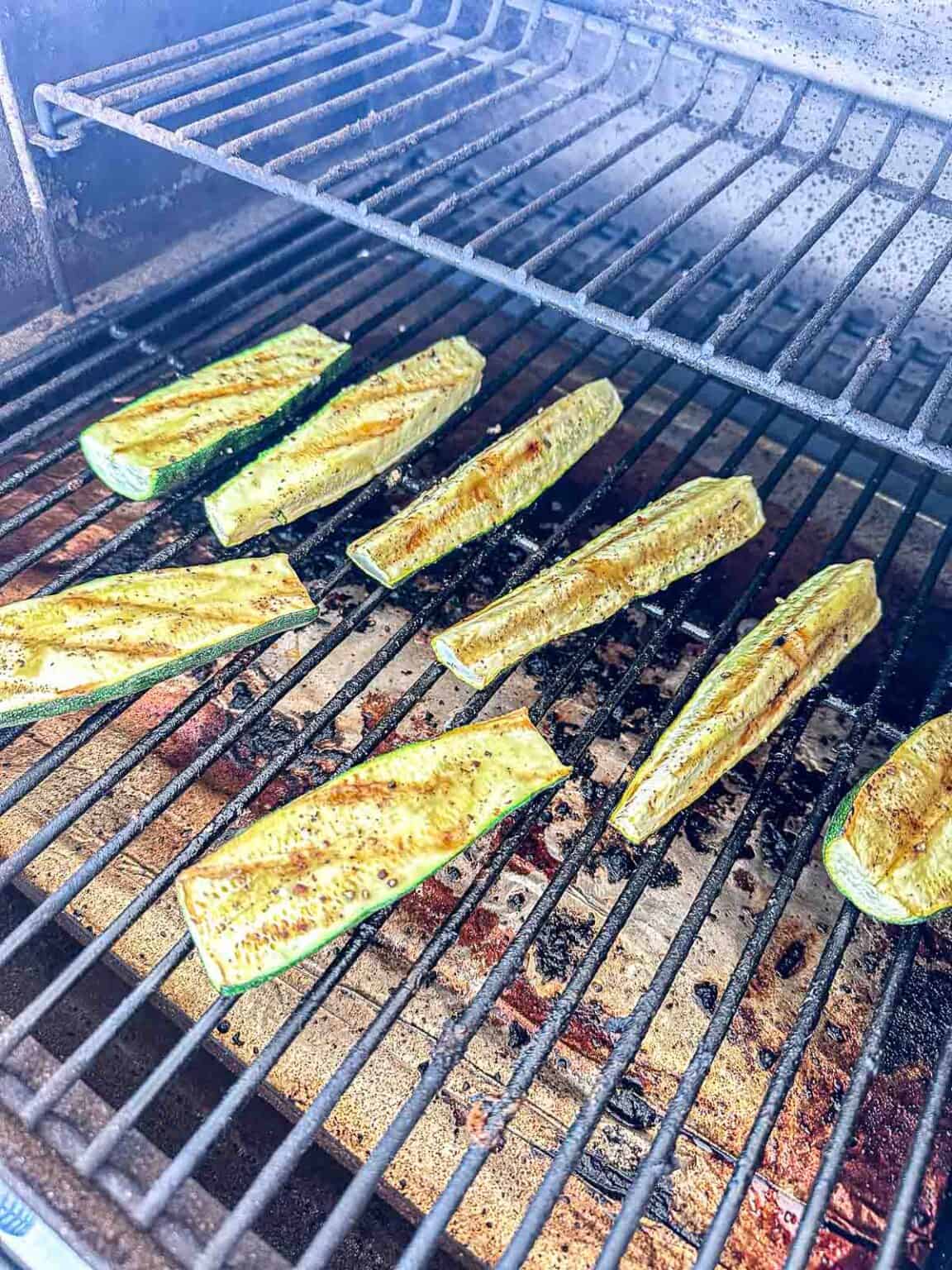Smoked Zucchini On A Traeger Grill (Easy Side Dish) - Simple And Fraiche