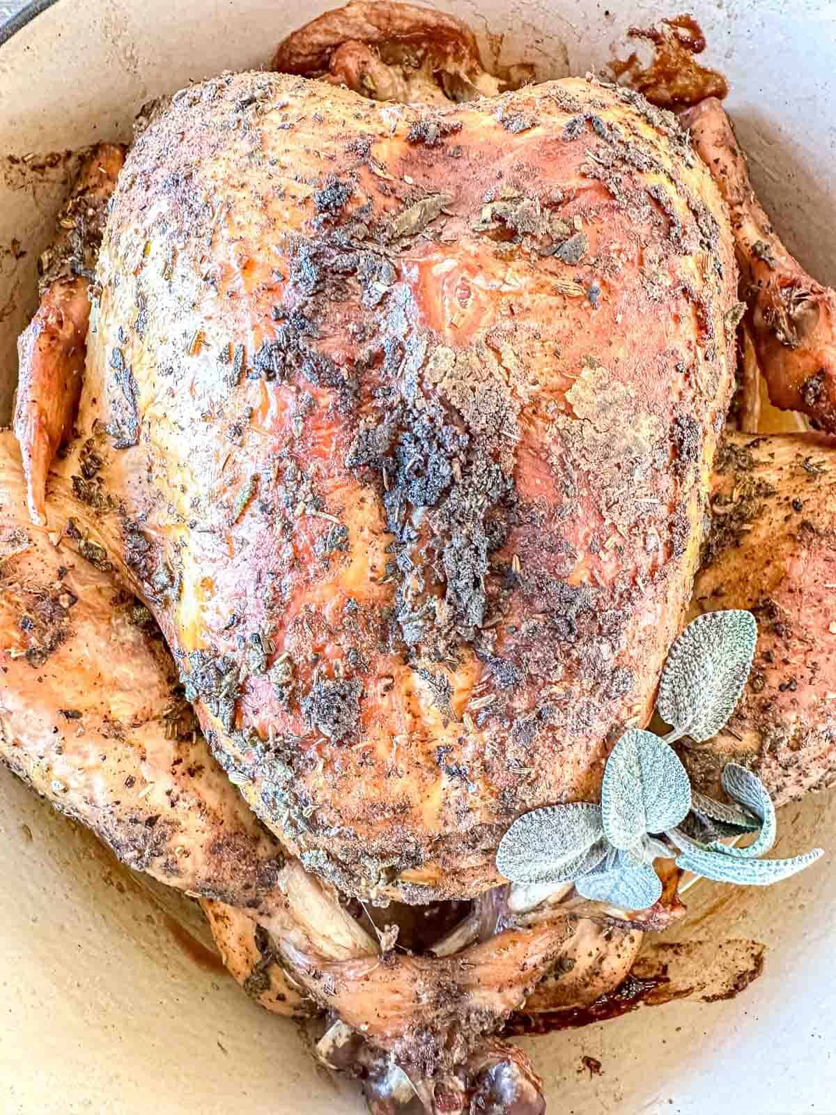 Dutch Oven Turkey (Moist & Foolproof Recipe) - Simple And Fraiche